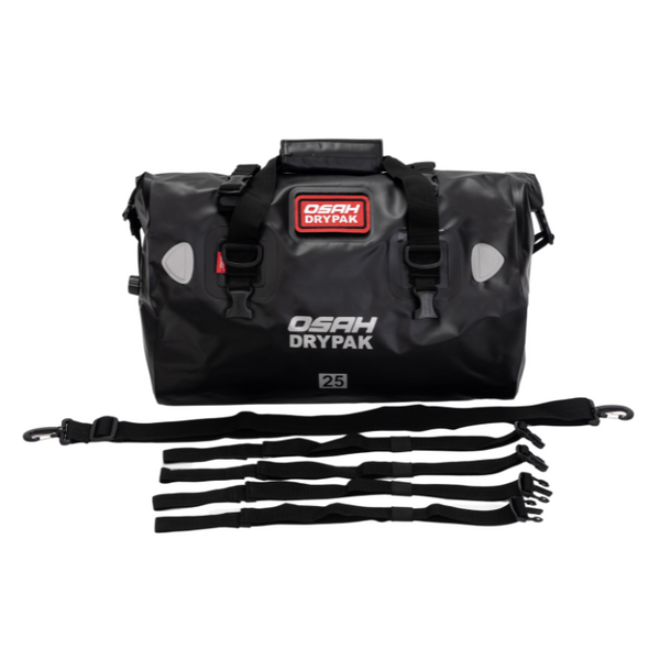 OSAH DRIFT RACKLESS PANNIER BAGS 48L + 25L DRIFT DUFFEL BAG BLACK BUND ...